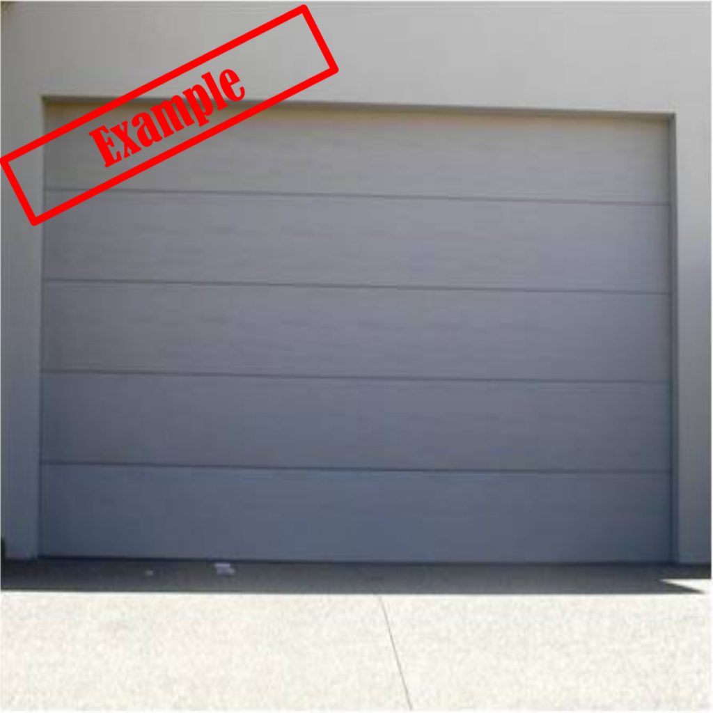 Steel-line Sectional/Panel Garage door – Shale Grey Color – 2180mmH x ...